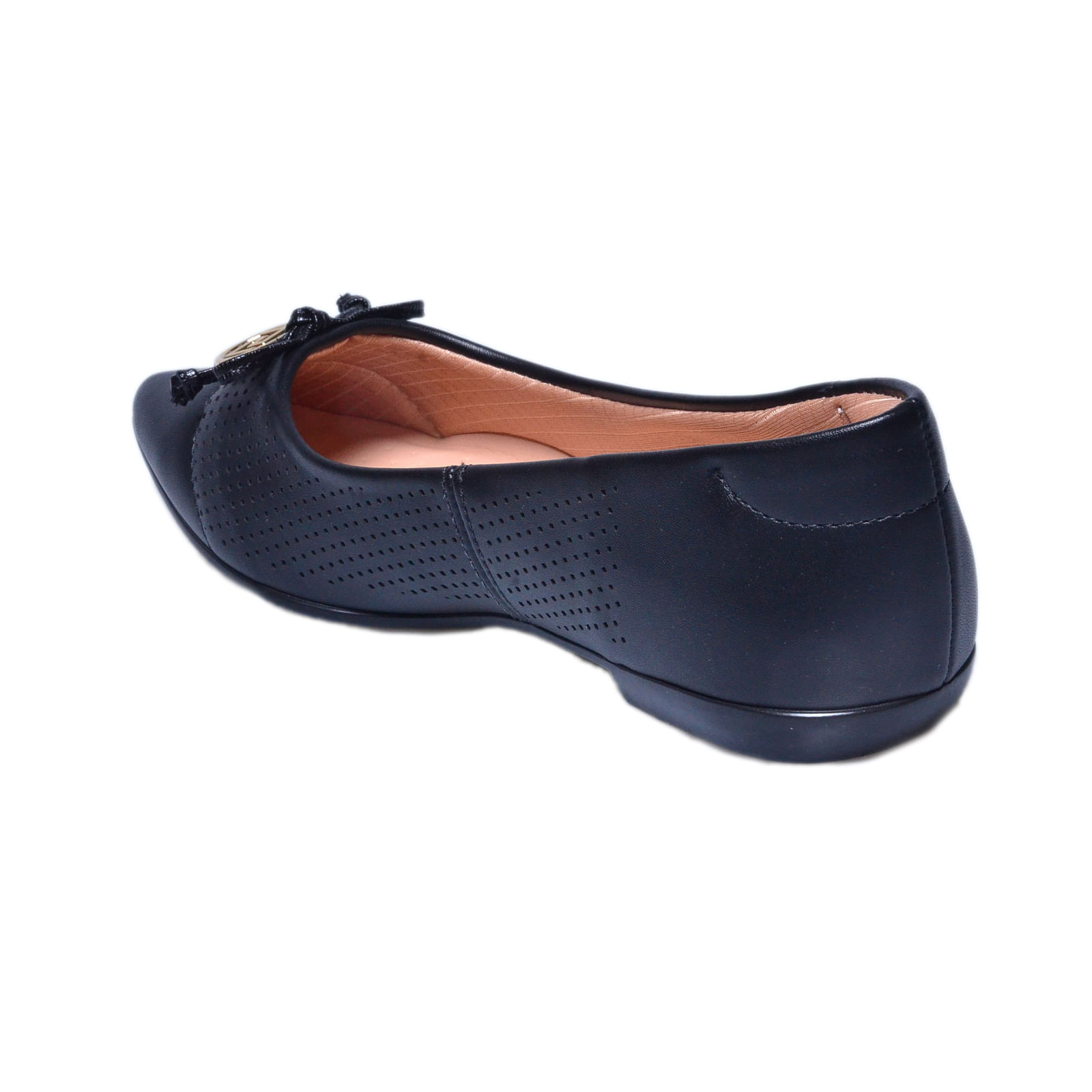 Sapatilha Santinelli Bico Fino Preto Feminina