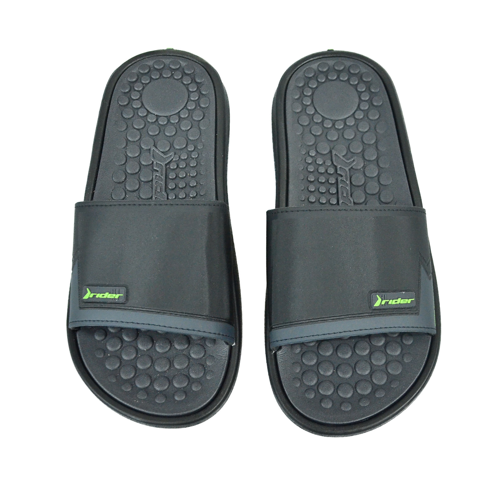 Chinelo Rider Slider Pump Ii Preto Masculino