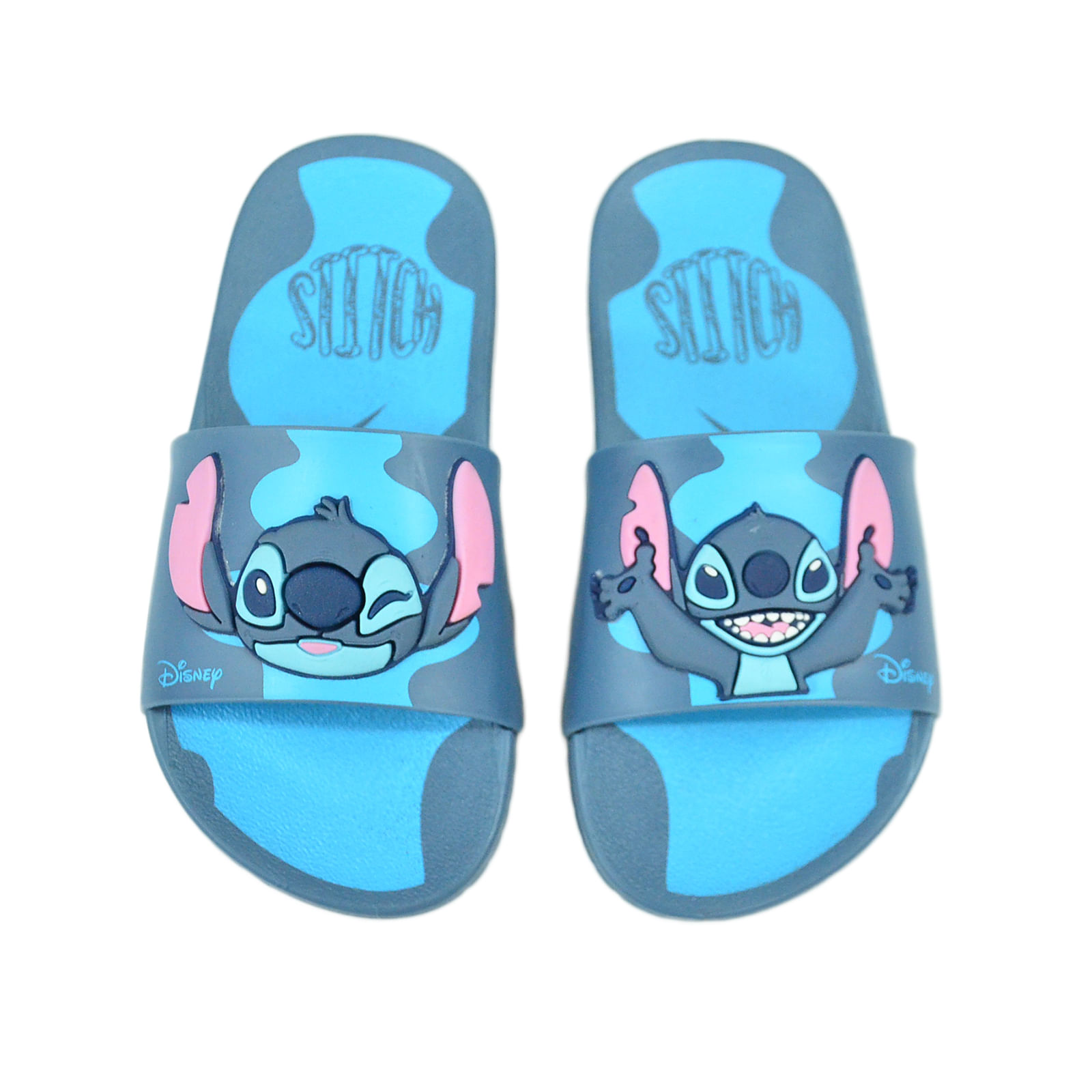 Chinelo Grendene Stitch Azul Infantil Menina 22994-Au025